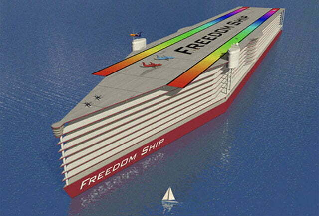 Freedom Ship, cidade flutuante, ou 'Nau dos Insensatos?' - Mar Sem Fim